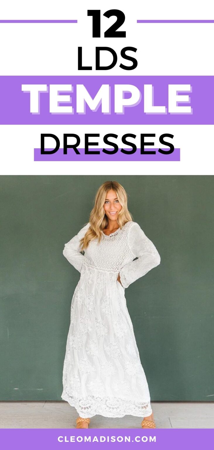 15 Elegant LDS Temple Dresses You'll Love Wearing - Cleo Madison