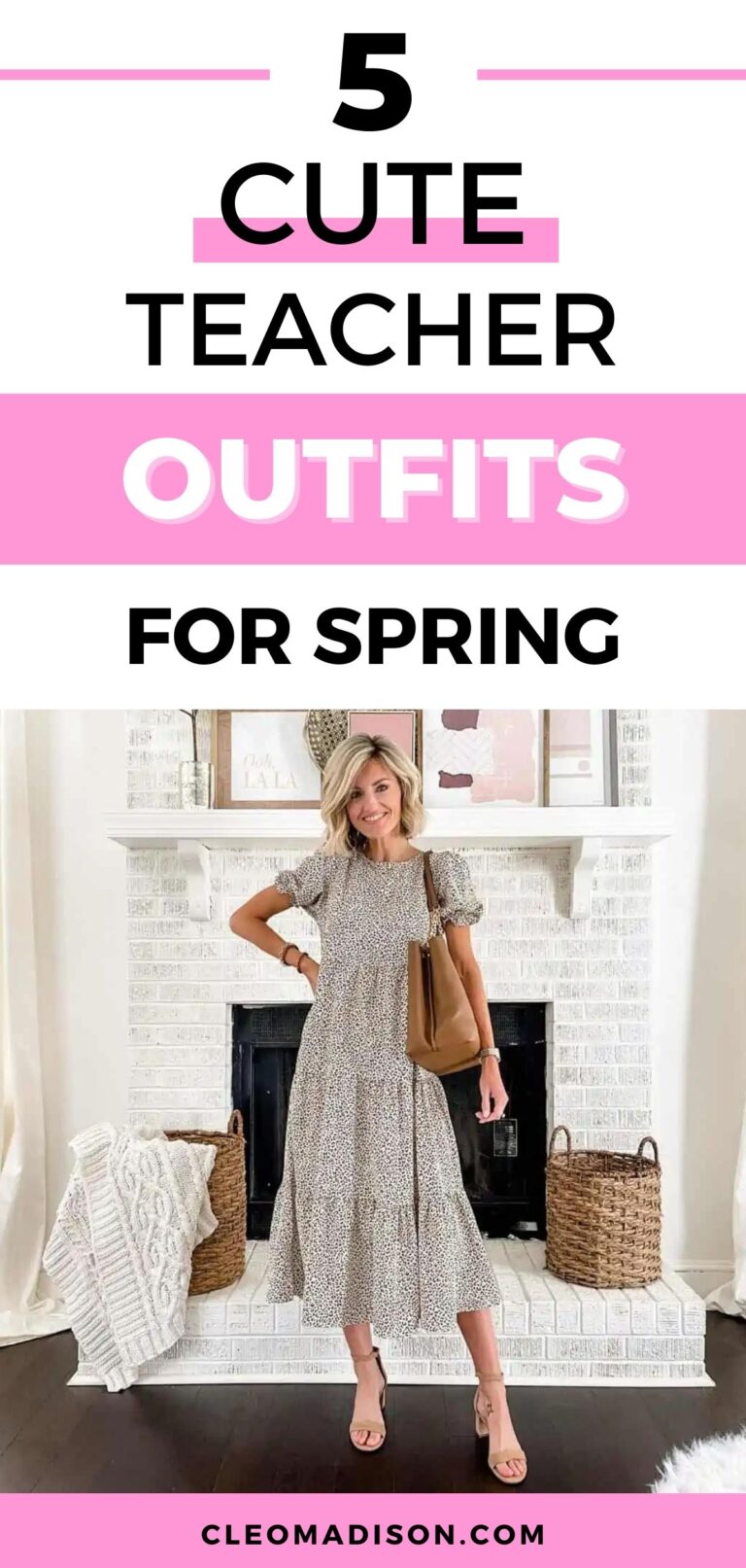 8 Comfortable & Professional Spring Teacher Outfits - Cleo Madison