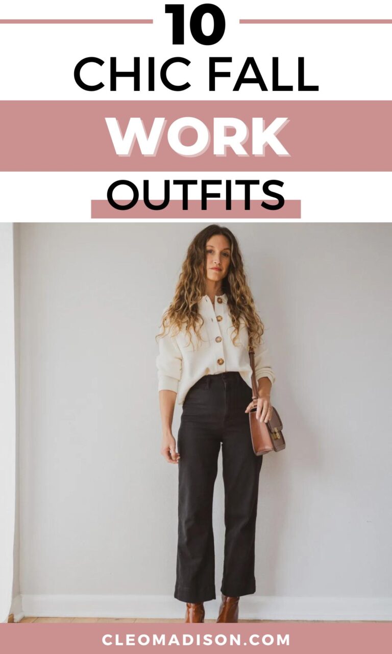 11 Smart And Stylish Fall Work Outfits - Cleo Madison