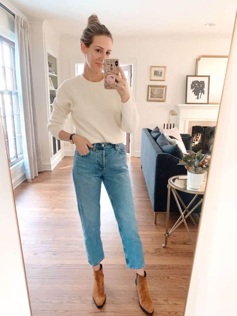 9 Straight Jeans Outfits You'll Love Wearing - Cleo Madison