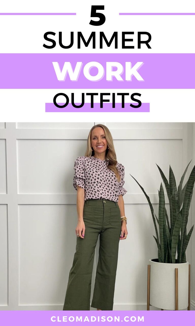 5 Summer Work Outfits You'll Enjoy Wearing To Work - Cleo Madison